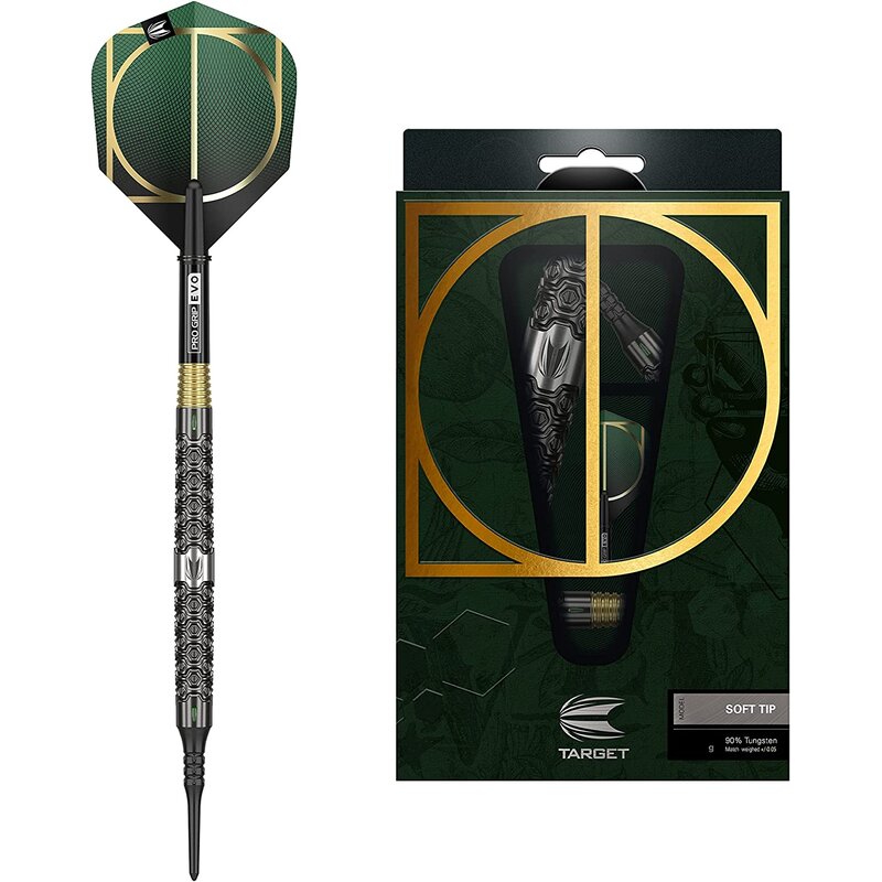 Target Darts Cult 90% Wolfram Softdarts-Set Dartpfeile, Schwarz, Grün ...