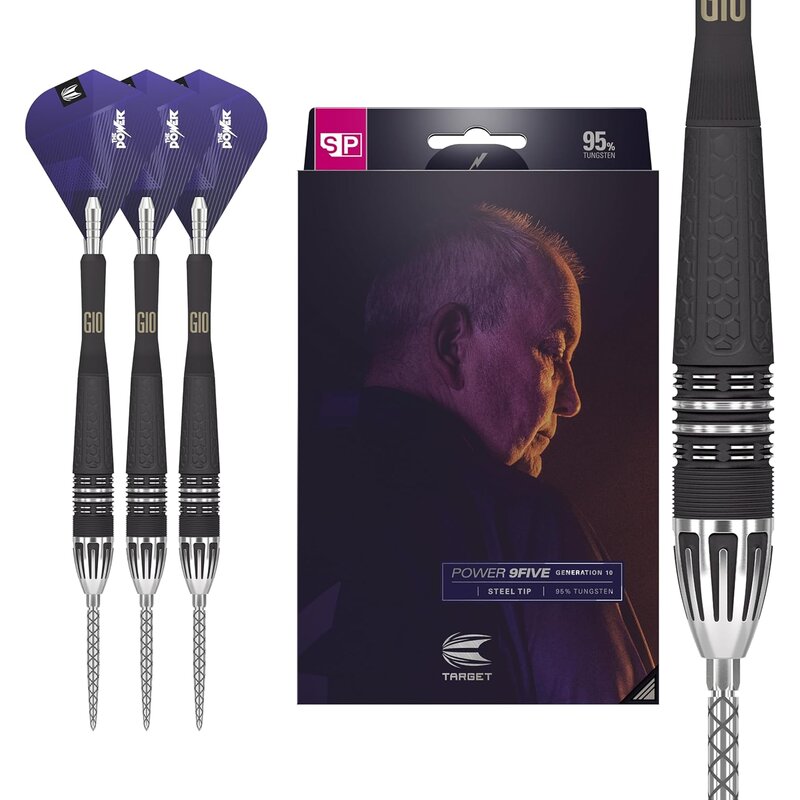 Target Darts Phil Taylor Power 9-Five Gen 10 24G 95% Wolfram Swiss Po ...