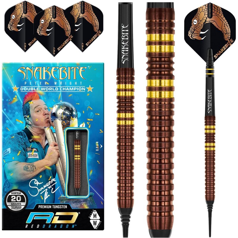 RED DRAGON Peter Snakebite Wright Copper Fusion 18 Gramm Softip Premi ...
