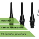 Karella Profi Dartspitzen Pro-Tip, 1000 Stück, 2BA Gewinde, extrem fo ...
